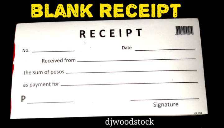 RESIBO, BLANK RECEIPT SOLD PER PAD | Lazada PH