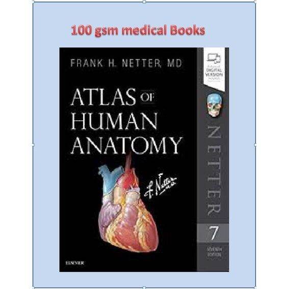 FREE SHIPPING!! (100 GSM) Atlas of human anatomy 7th ed by Netter ...