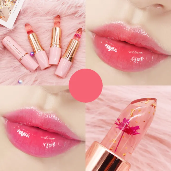 Flower Jelly Temperature Color Changing Lipstick Long Lasting ...