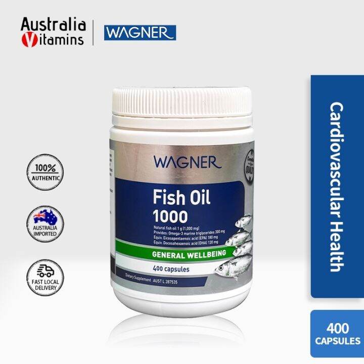【New package】Wagner Oil Omega-3 1000mg 400 Capsules | Lazada PH