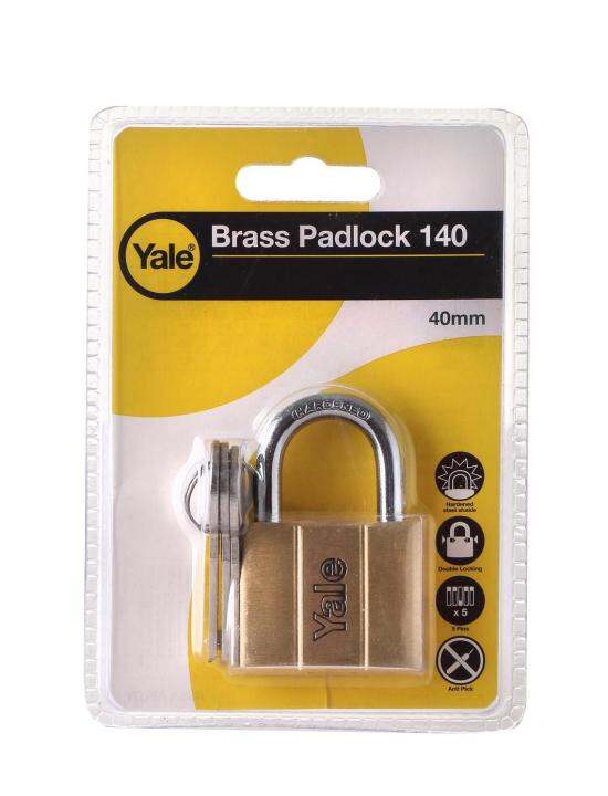 Yale V140 Series Solid Brass Padlock 40mm | Lazada PH