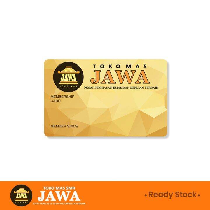Member Card Toko Mas Jawa | Lazada Indonesia