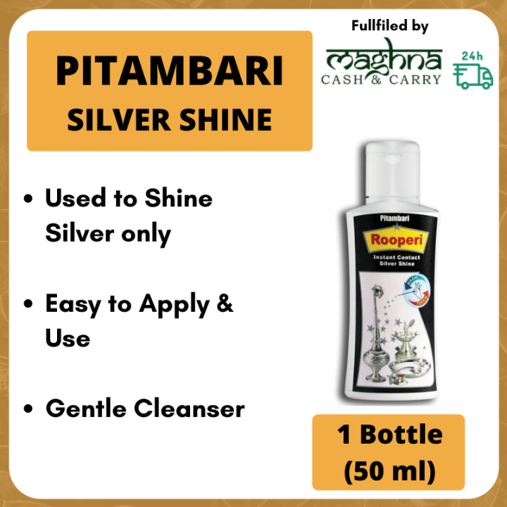 Pitambari Rooperi Instant Contact Silver Shine Liquid - 1 Bottle (50 ml) | Lazada