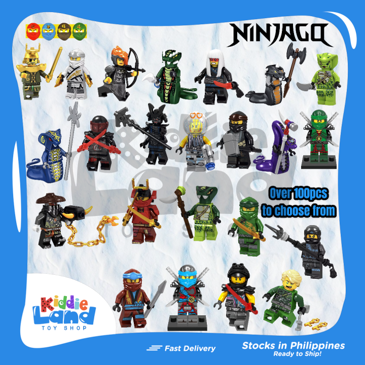Original Ninjago blocks Lord Garmadon Sensei Wu Harumi Cole Morro ...