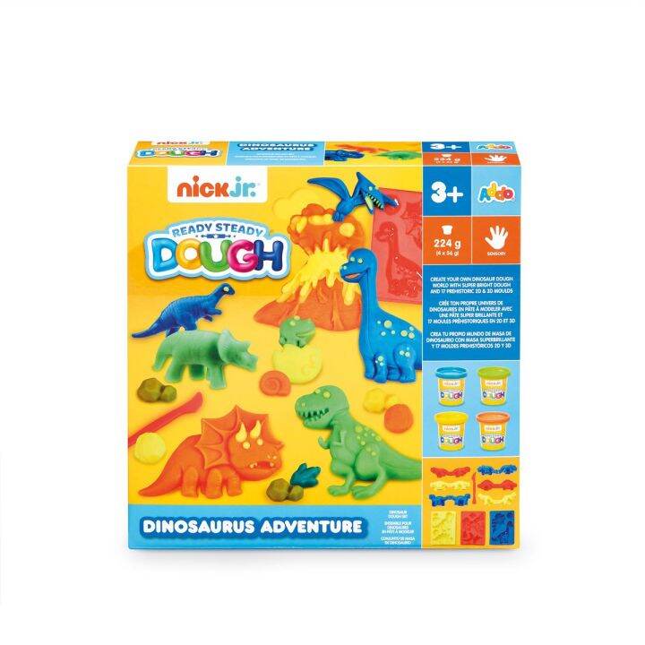 Addo Nick Jr Ready Steady Dough Dinosaurus Adventure | Lazada