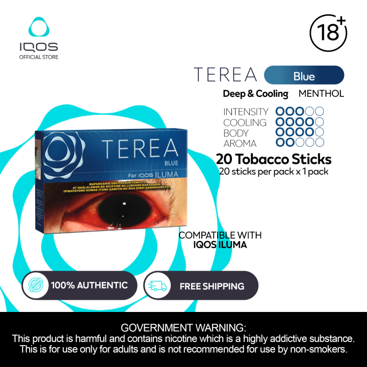 TEREA Blue Selection Heated Tobacco Sticks (Smoke-Free Alternative like ...