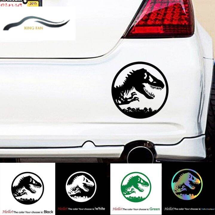 XINFAN Cartoon Jurassic Park Car Decal Fashion Cartoon Car Sticker ...