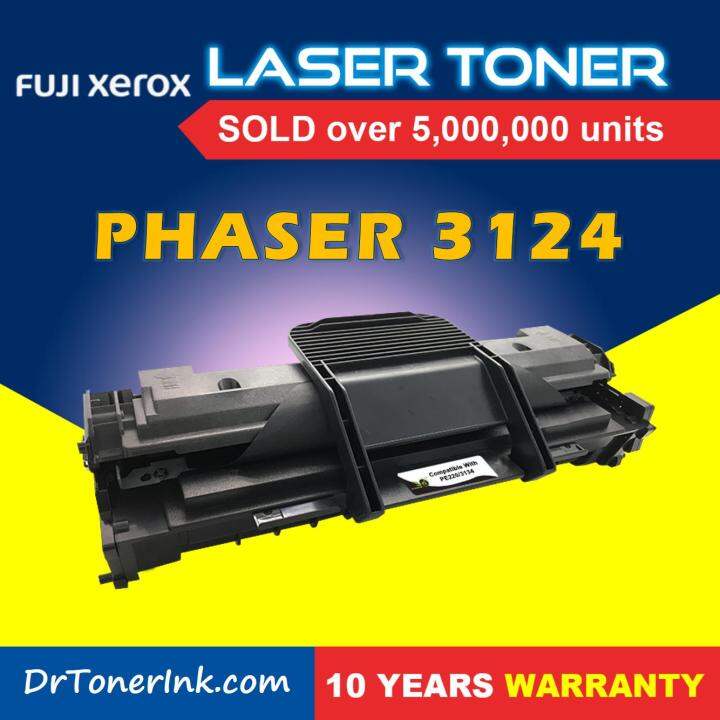 Compatible Toner DrToner Fuji Xerox - 3124 (Mono/Black) - Phaser 3124 / ...