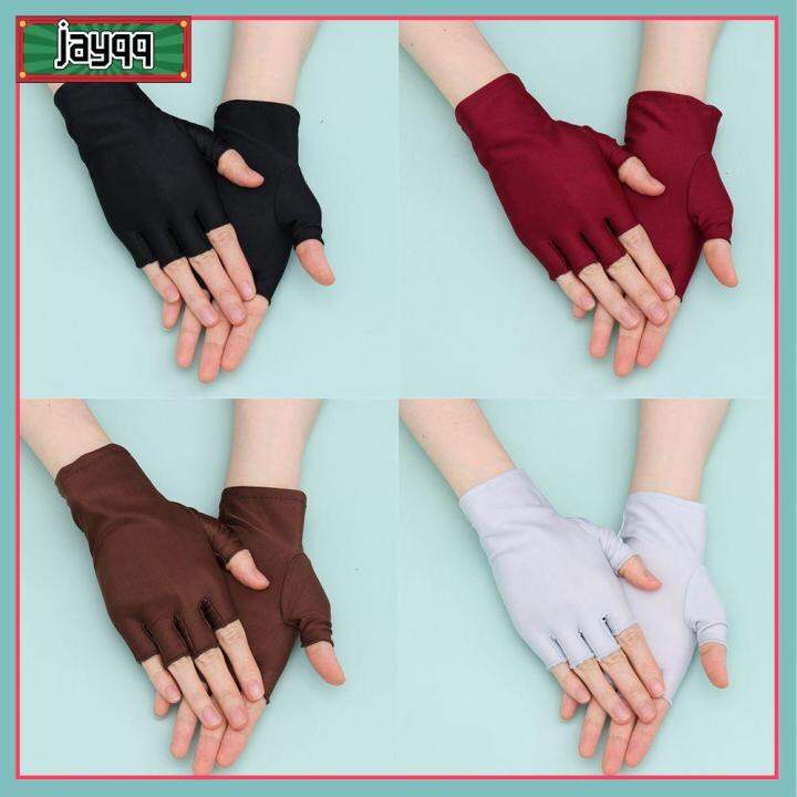 JAYQQ ฤดูใบไม้ร่วงฤดูใบไม้ผลิ แน่น บาง ระบายอากาศ กีฬา/ขับรถ/ขี่จักรยาน ถุงมือฤดูร้อน ครีมกันแดด ...