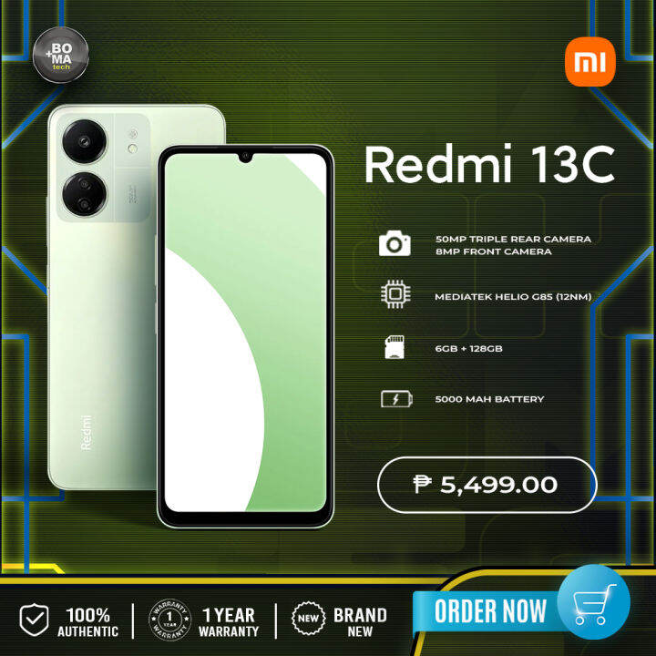Xiaomi Redmi 13C 6Gb+128Gb | 8Gb+256Gb | Lazada PH