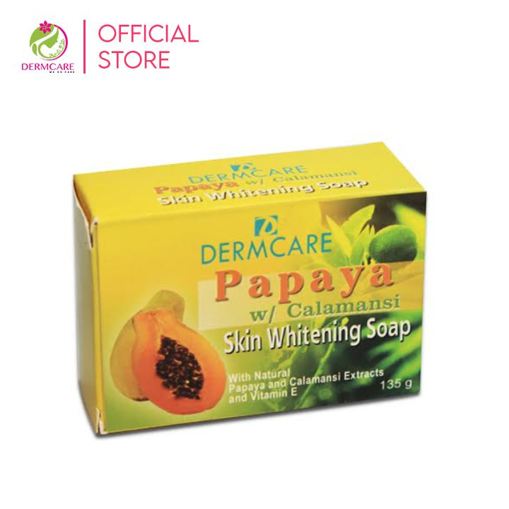 DERMCARE PAPAYA WITH CALAMANSI SKIN WHITENING SOAP | Lazada PH