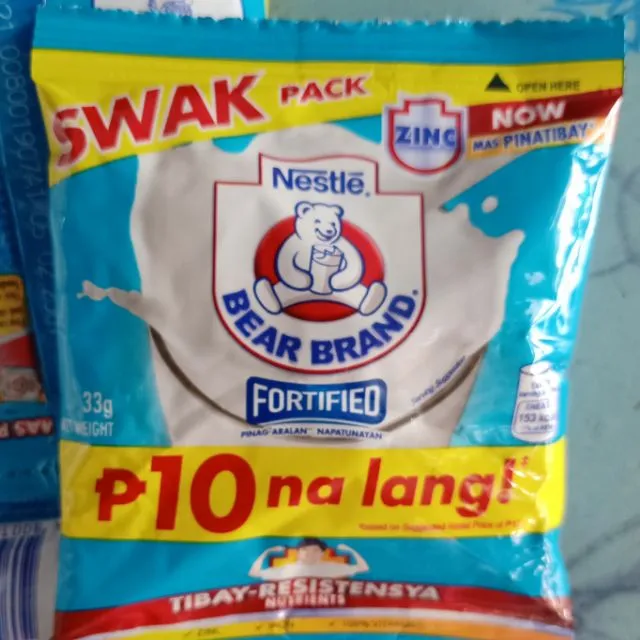 BEAR BRAND Swak 33g. P10.00 (1piece only) | Lazada PH