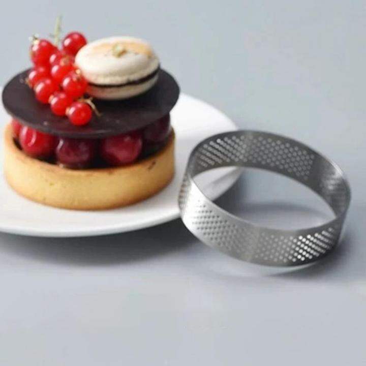 6 7 8 9 10 CM Stainless Steel Tart Mold Ring Tartlet Cake Mousse Molds ...