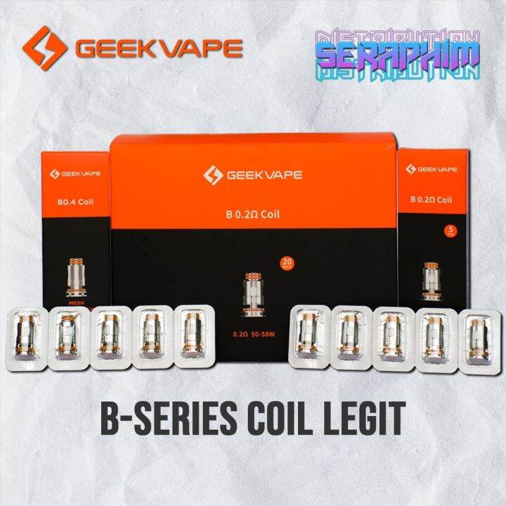 Aegis Boost H45 B60 OCC Legit Geekvape B-Series Coil | Lazada PH