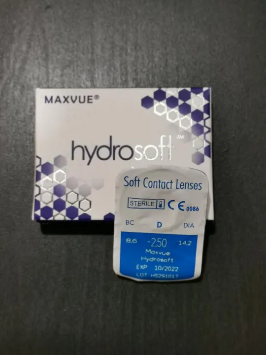 Maxvue hydrosoft monthly clear contact lens (1 piece only) | Lazada