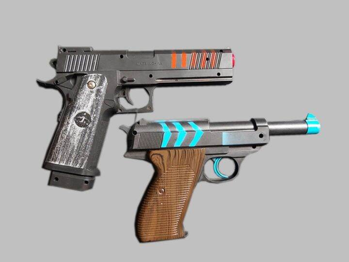 Electric toy Gru pistol laser infrared chamber escape induction ...