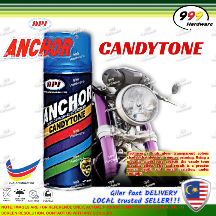 999 ANCHOR CANDYTONE SPRAY PAINT / DPI ANCHOR AEROSOL SPRAY PAINT ...