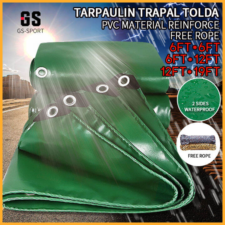 Tarps tarpaulin trapal tolda buy 1 take 1rope size 9ft x 12ft trapal ...
