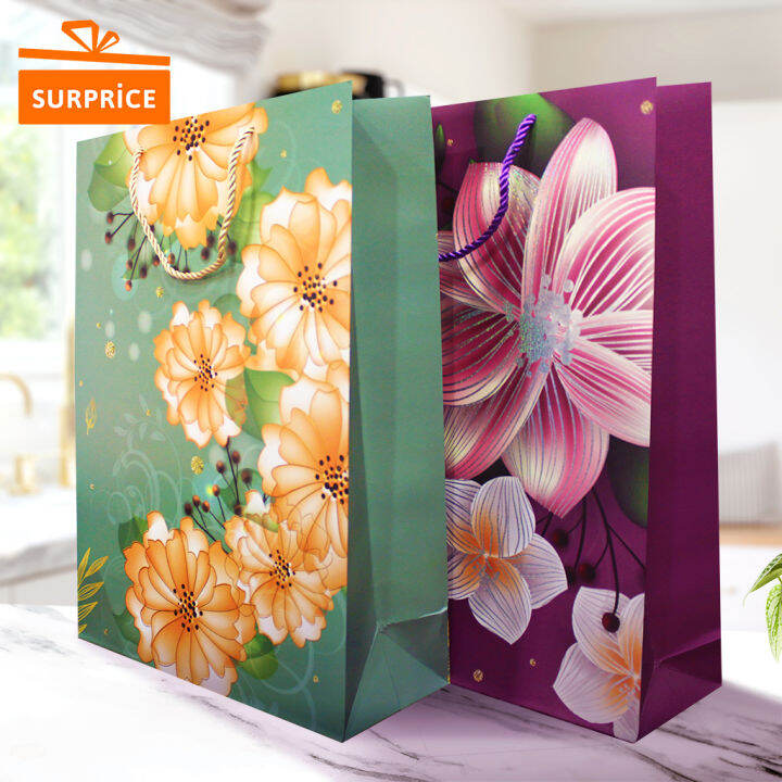 Paper Bag Flowe 30X42X12 / Paper Bag Jumbo / Paper Bag Bunga | Lazada ...