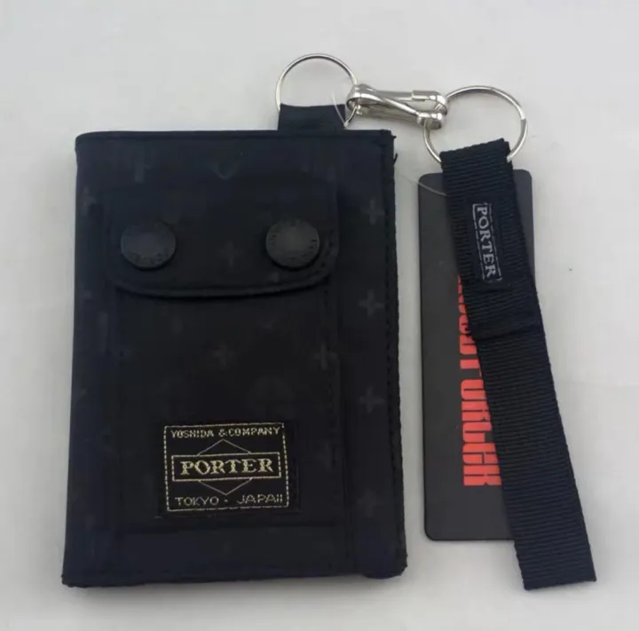 Porter Wallet Black กระเป๋าสตางค์คุณภาพดี แนวคลาสสิค สุดหรู | Lazada.co.th
