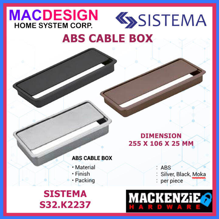 SISTEMA K2237 ABS CABLE BOX MACDESIGN HOME (OFFICIAL SELLER) | Lazada PH