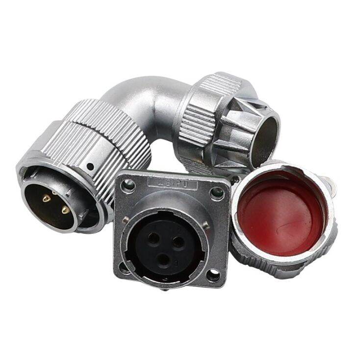 WEIPU WY24 TU+Z Waterproof M24 2 3 4 9 10 12 19 Pin Bending Curved Male ...