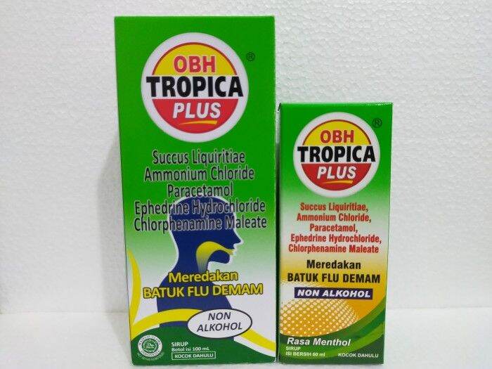 Obh Tropica Plus Menthol Sirup 100ml | Lazada Indonesia