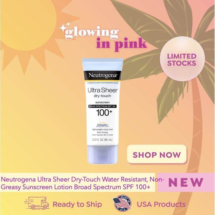 Neutrogena Ultra Sheer Dry-Touch Sunscreen SPF 100/55 | Lazada PH