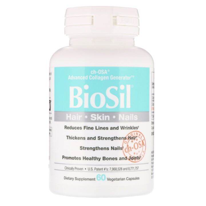 BioSil by Natural Factors, ch-OSA Advanced Collagen Generator, 60 Vegetarian Capsules | Lazada PH