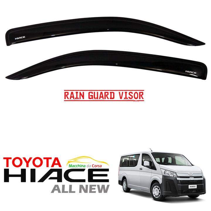 Toyota Hiace 2019 OEM Type Rain Guard Window Visor (Made in Thailand ...