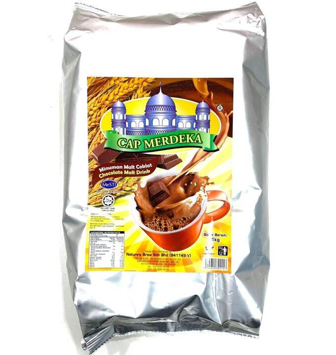 Chocolate Malt Drink Cap Merdeka 1KG | Lazada