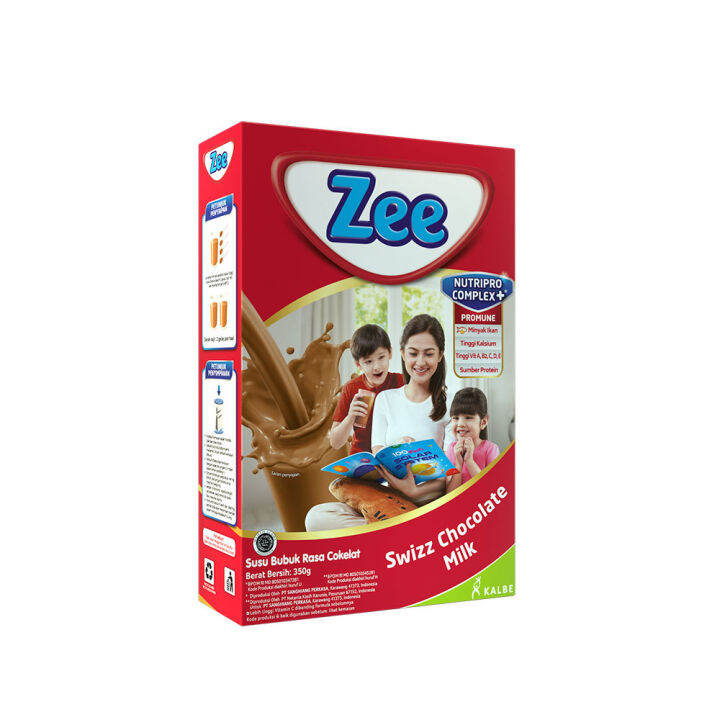 Zee Reguler Swizz Chocolate Milk/Vanila Twist 350 Gr | Lazada Indonesia