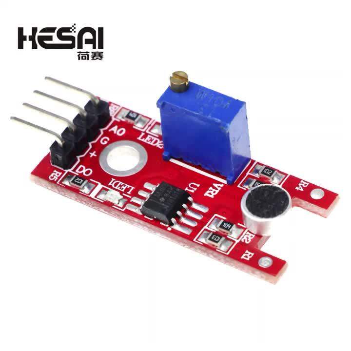 Ky 038 New 4pin Voice Sound Detection Sensor Module Microphone Transmitter Smart Robot Car For 