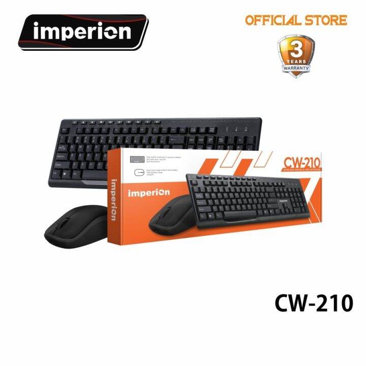 Imperion CW-210 Wireless Mouse & Keyboard | Lazada Indonesia