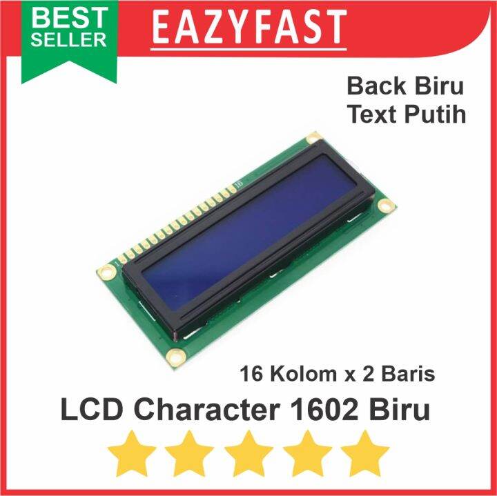 LCD Character 2x16 16x2 16x2 16 x 2 16 x 2 1602 Display Module Arduino ...