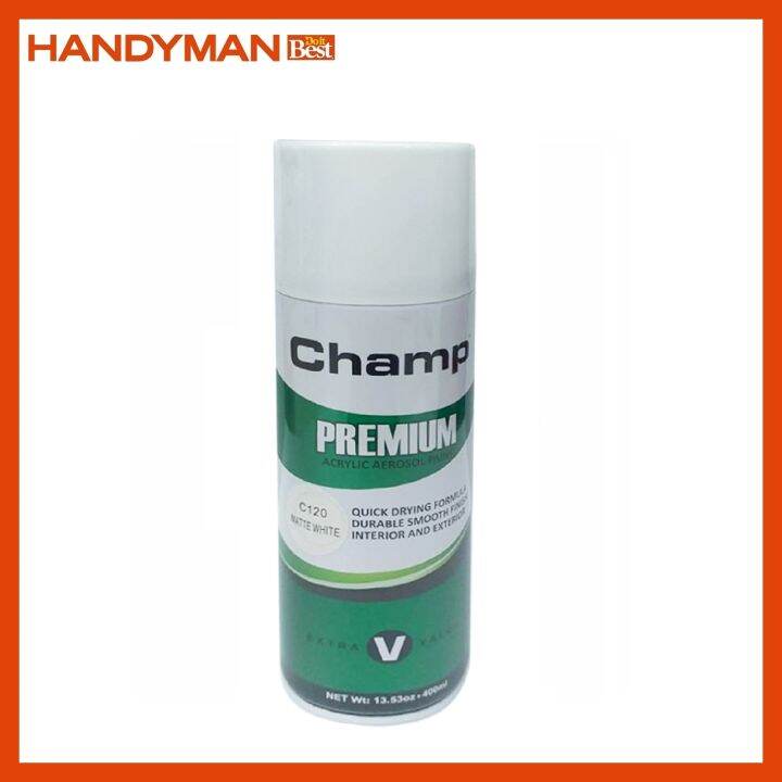 Champ - Spray Paint C120 Matte White | Lazada PH