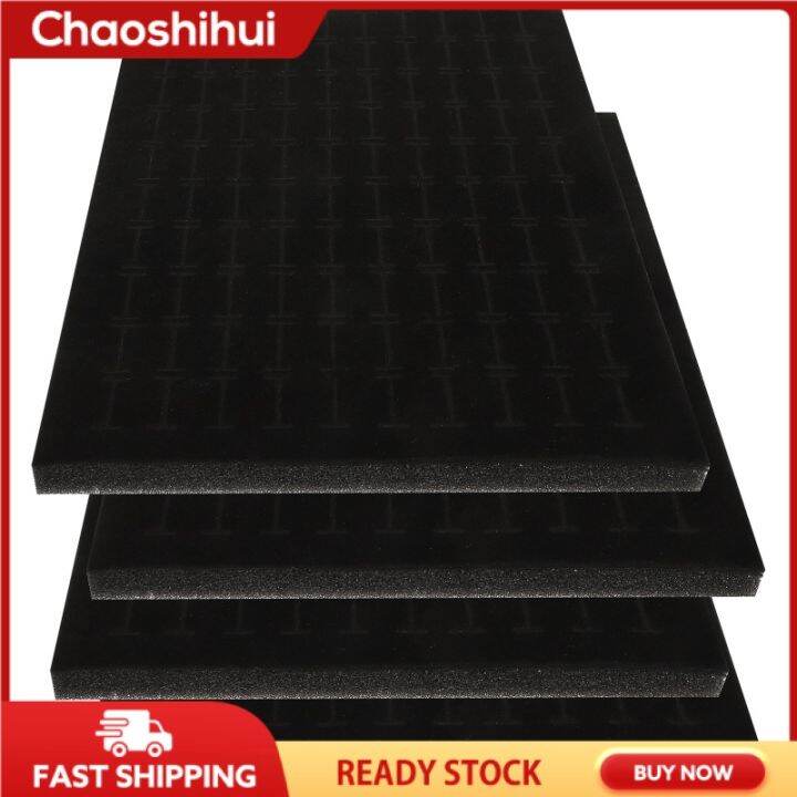 Chaoshihui 4 Pcs Jewelry Box Pad Vanity Drawers Foam Inserts Jewelry ...