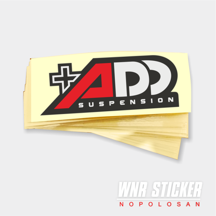 stiker telescopic sticker shockbreaker add suspension sepasang 2 pcs ...