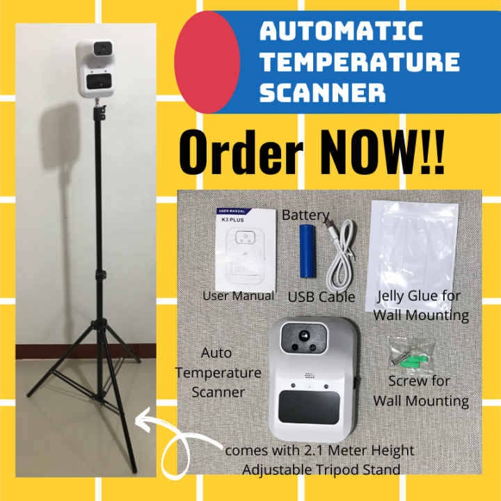 K3 Plus Automatic Temperature Scanner for Entrance of Malls, Schools ...