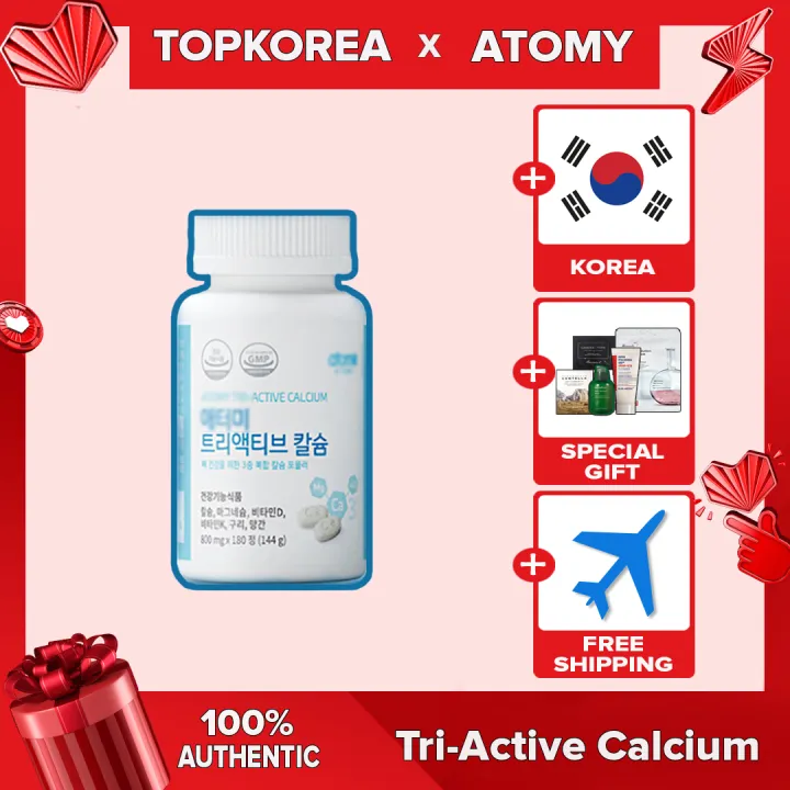 ★Atomy★Tri-Active Calcium 180 Tablets / NEW / TOPKOREA | Lazada