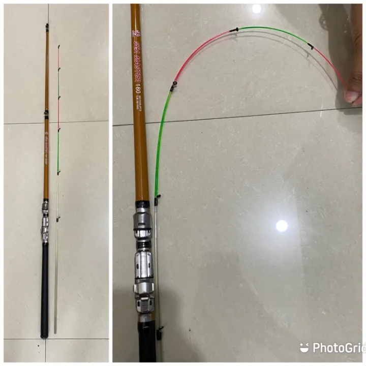 Joran Pancing Udang Fukushima Sea Master Fiber Lentur Reel Seat Tempel ...