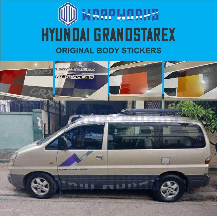 ORIGINAL HYUNDAI GRANDSTAREX Body Stickers left and right | Lazada PH