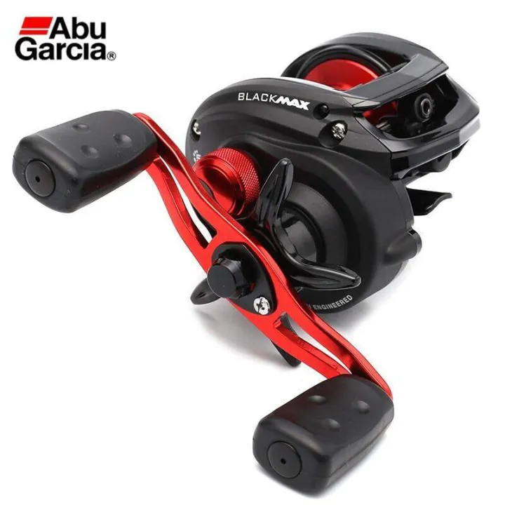 Abu Garcia Black Max3 BMAX3 Low Profile Baitcasting ตกปลา Reel ขวามือซ้าย5BB 6.4:1 202G ลากสูง ...