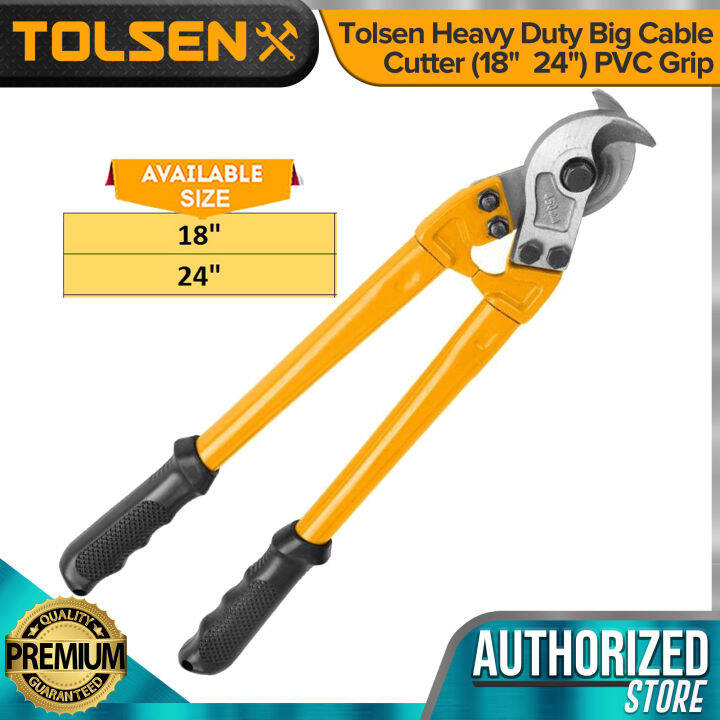 Tolsen Heavy Duty Big Cable Cutter (18" 24") PVC Grip | Lazada PH
