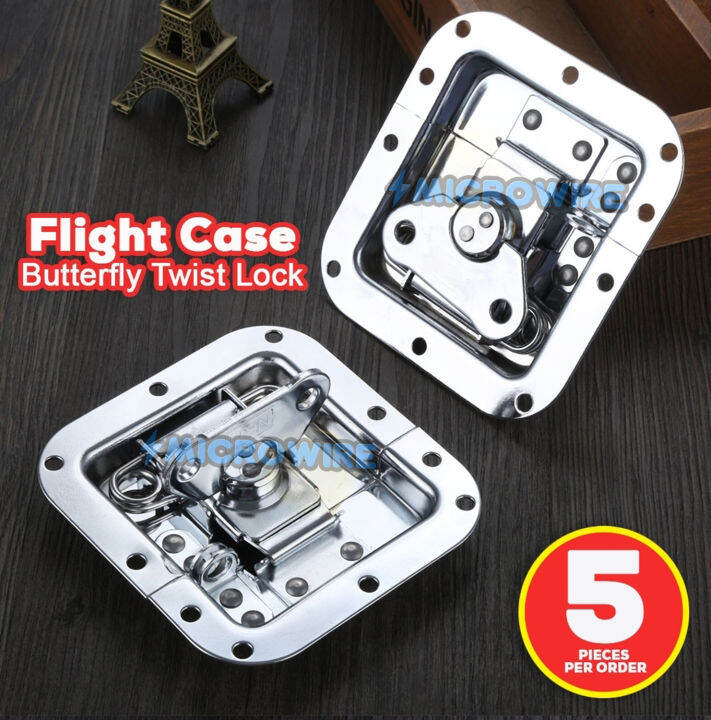 5pcs/set Flight Case Butterfly Twist Lock Tourcases Twistlock 104*112mm ...
