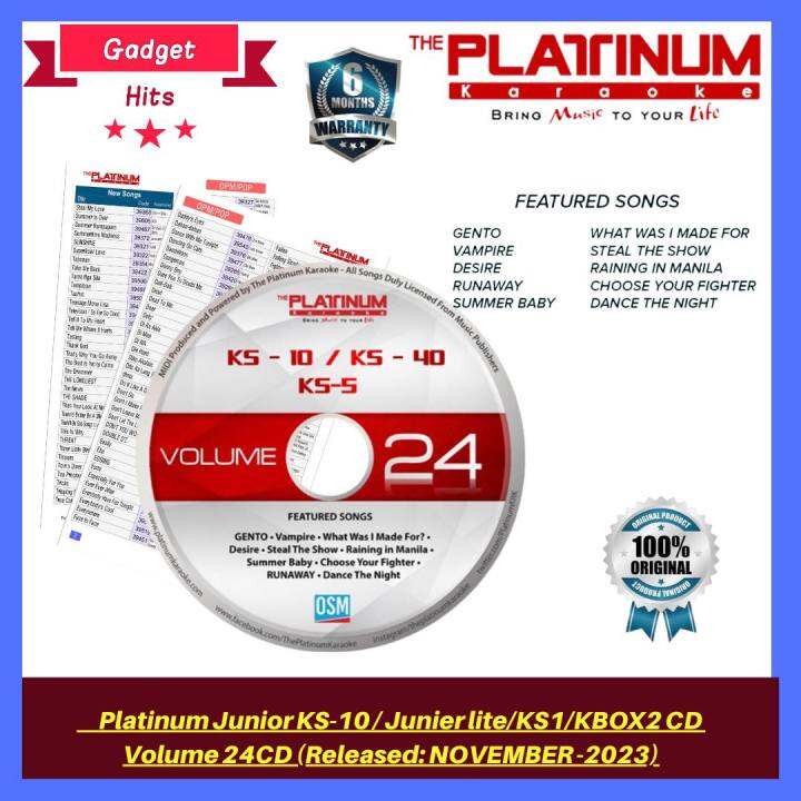 The Platinum KS-5/KS-10/KS-40 UPDATED CD VOLUME 24 (NOVEMBER 2023 UPDATE) | Lazada PH