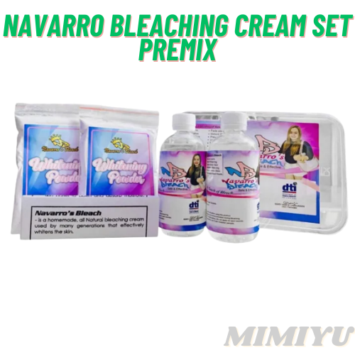 Navarros Bleach Whitening Cream Set Premix NB Bleaching Cream ...