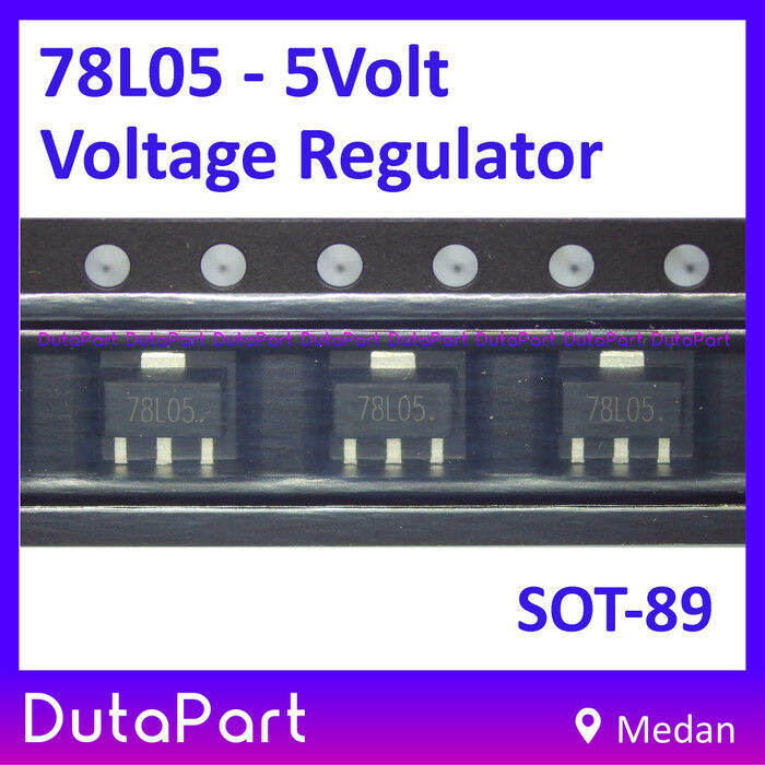 50 PCS 78L05 L78L05 CJ78L05 5V 0.1A 100mA SMD IC Voltage Regulator SOT-89 | Lazada Indonesia
