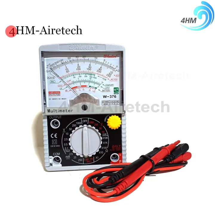 Wheeler Analog Multi-Tester Model W-376 | Lazada PH