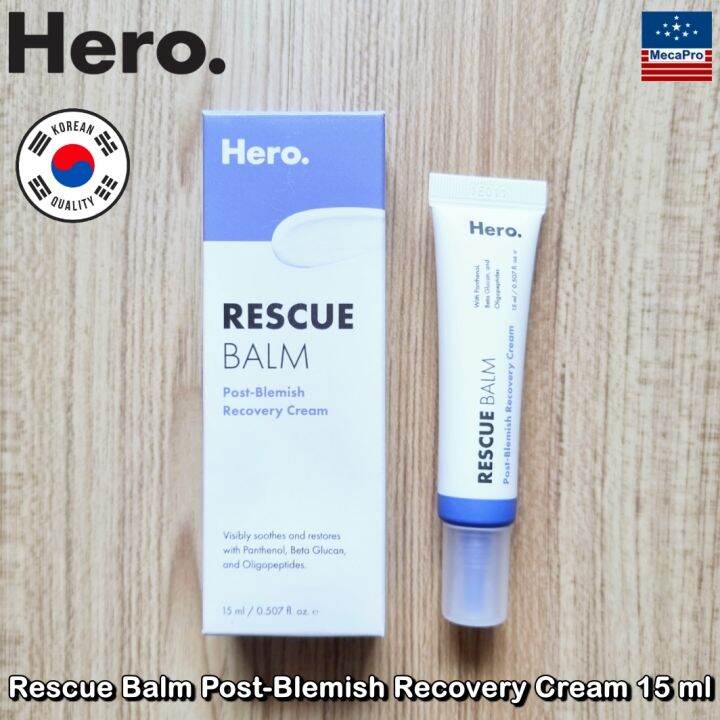 Hero Cosmetics® Rescue Balm Post-Blemish Recovery Cream 15 ml บาล์ม ...